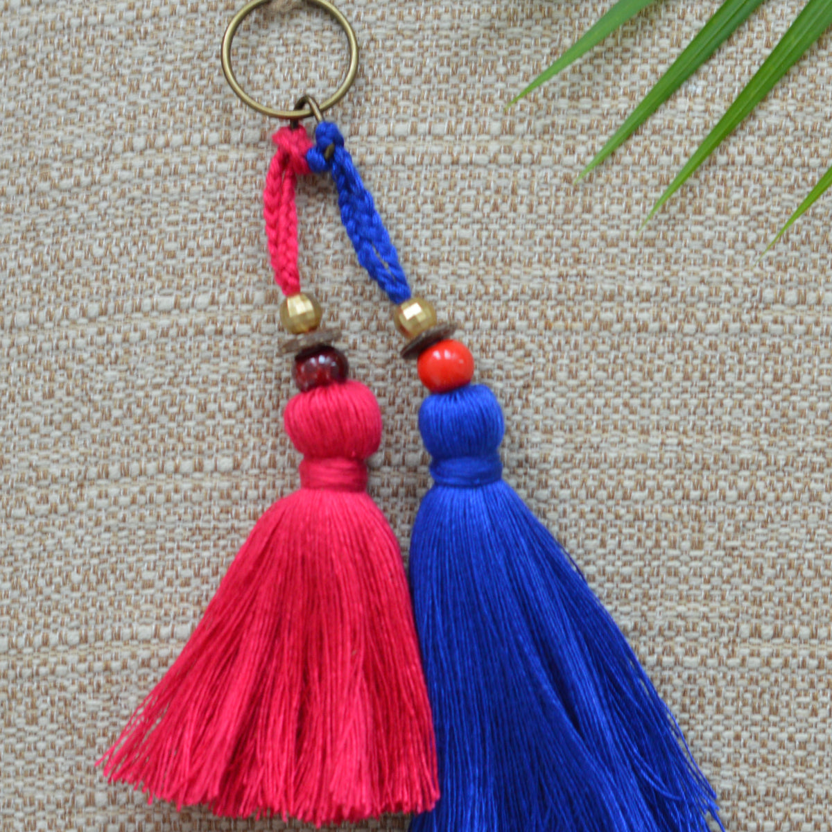 Mayamiko | Hand Made Multi Tassel Key Ring