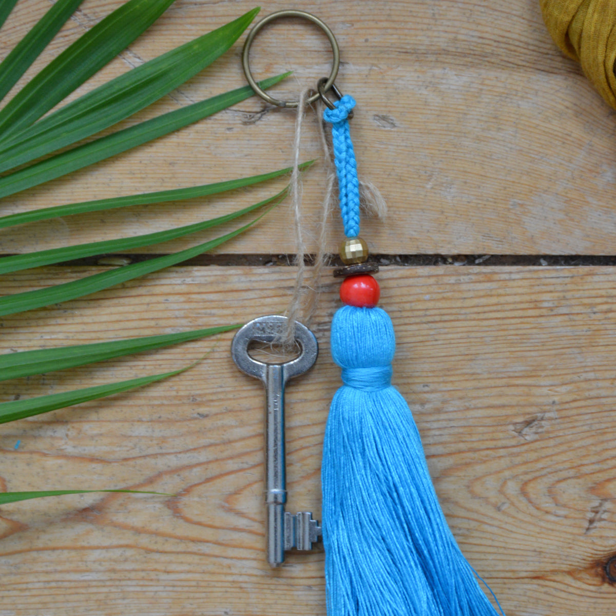 Mayamiko | Single Hand Made Tassel Key Ring